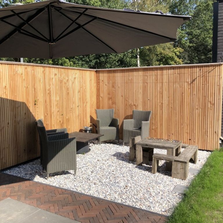 Triple Rhombus Verticaal - Douglas Onbehandeld - Dubbelzijdig - Wand ...