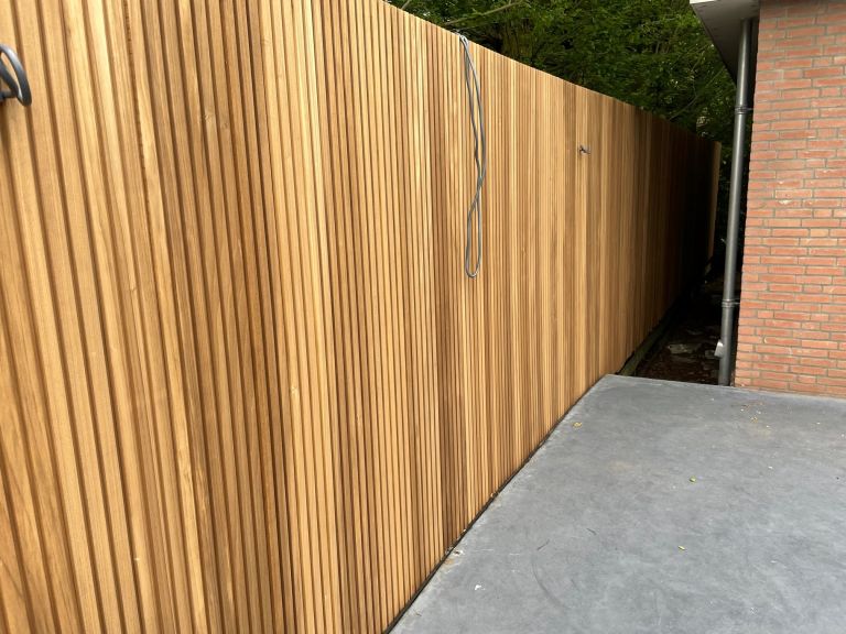 Triple Rhombus Verticaal - Ayous Thermo - Dubbelzijdig - Wand schutting ...